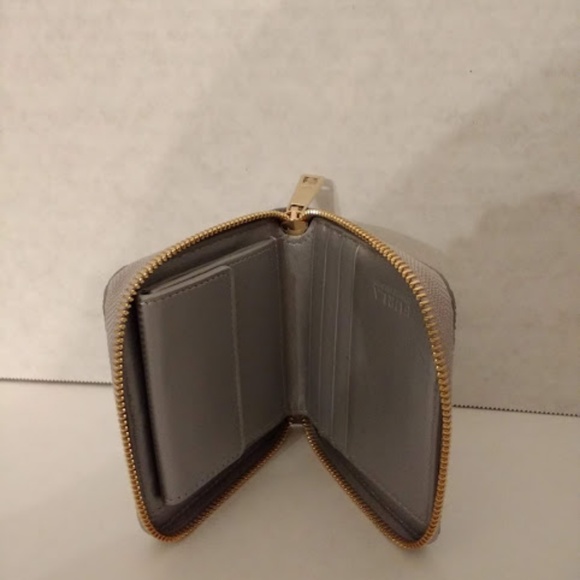 Furla | Bags | Furla Leather Ziparound Glitter Wallet Rare | Poshmark